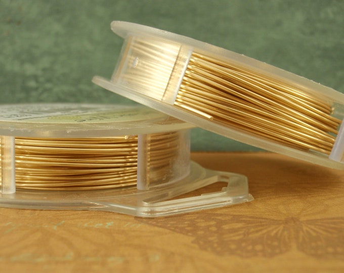 1/4 Pound of 28 Gauge Brass Wire Non Tarnish Artistic Wire Half Hard ...