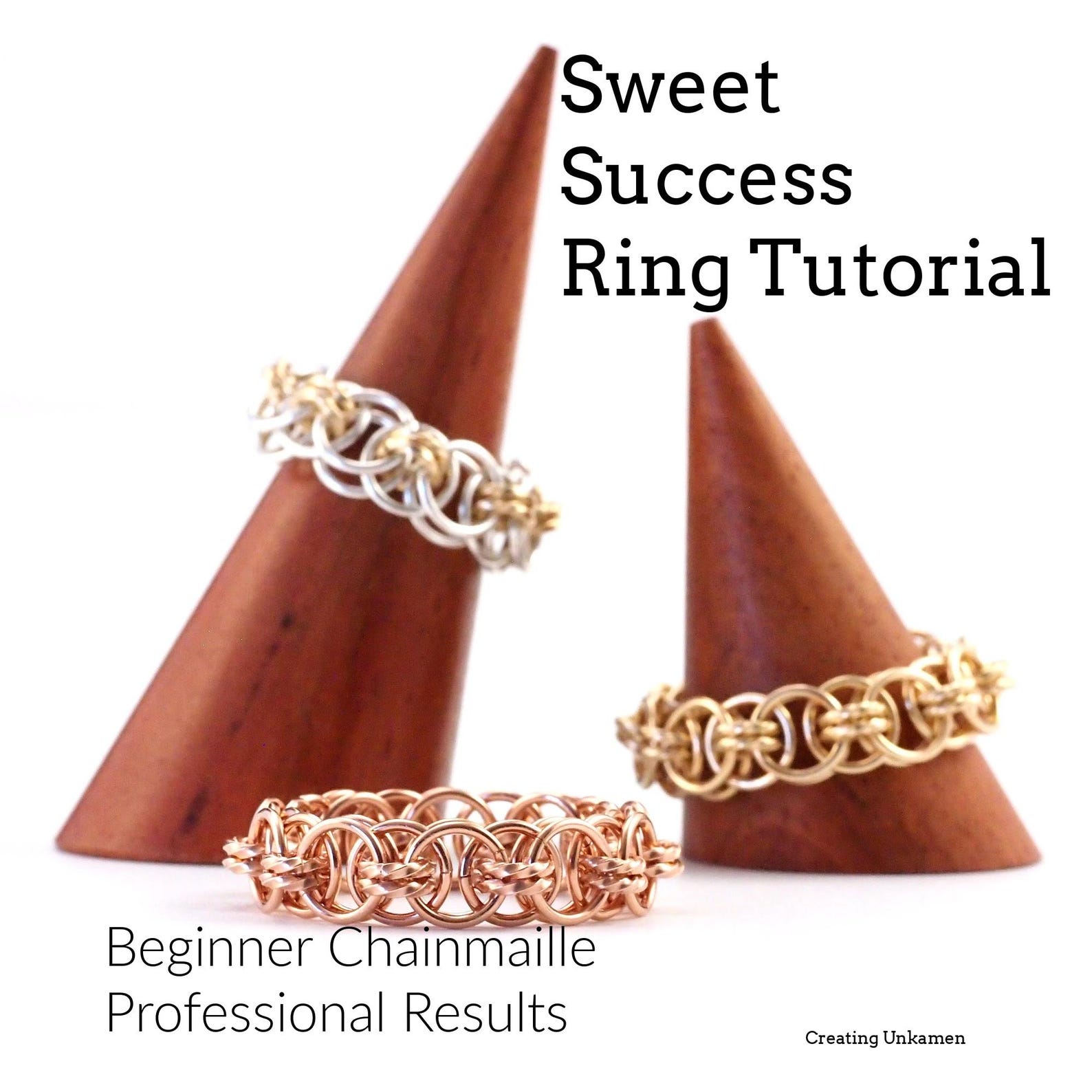 Tutorial Sweet Success Ring Chainmaille Also Called Helm and Parallel ...