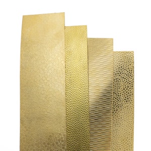 Raw Brass Pattern Flat Sheet Metal - 24 Gauge 2.5 Inches X 12 Inches ...