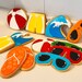 Beach Day Pool Day Cookies 1 Dozen - Etsy
