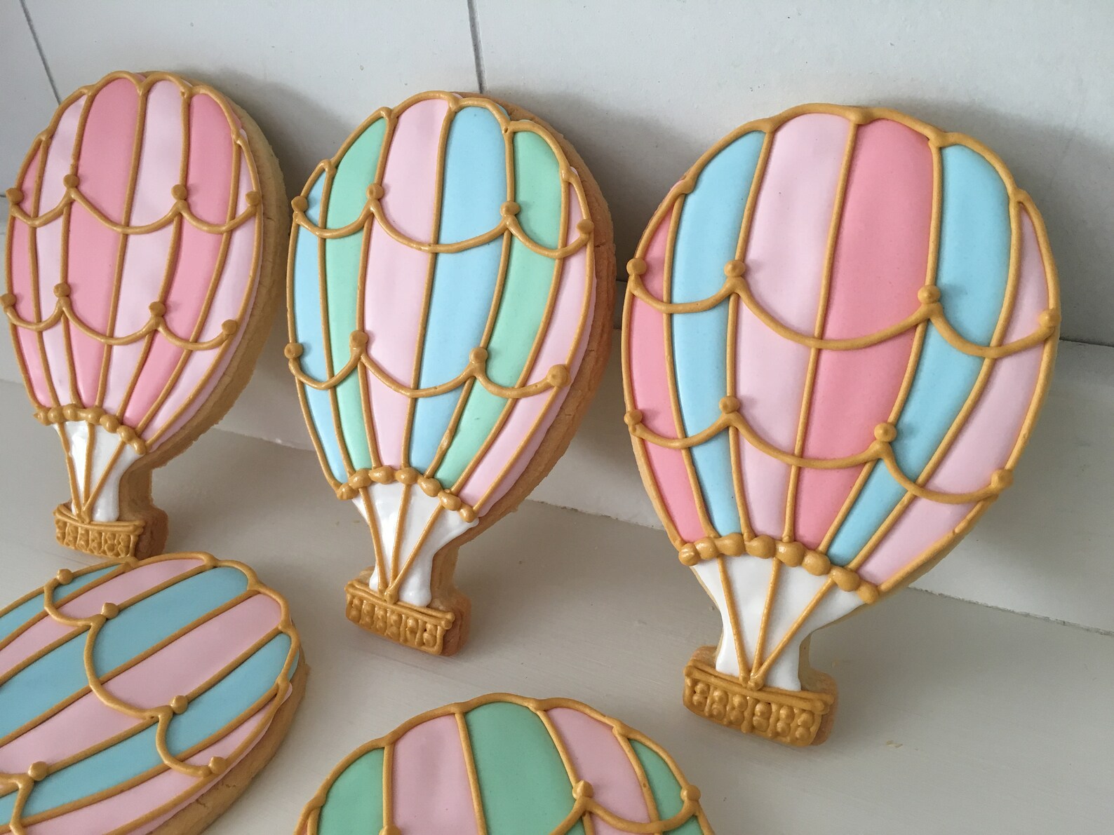 Hot Air Balloon Cookies - 1 Dozen - Etsy