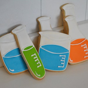 Science Hand Decorated Sugar Cookies - Etsy