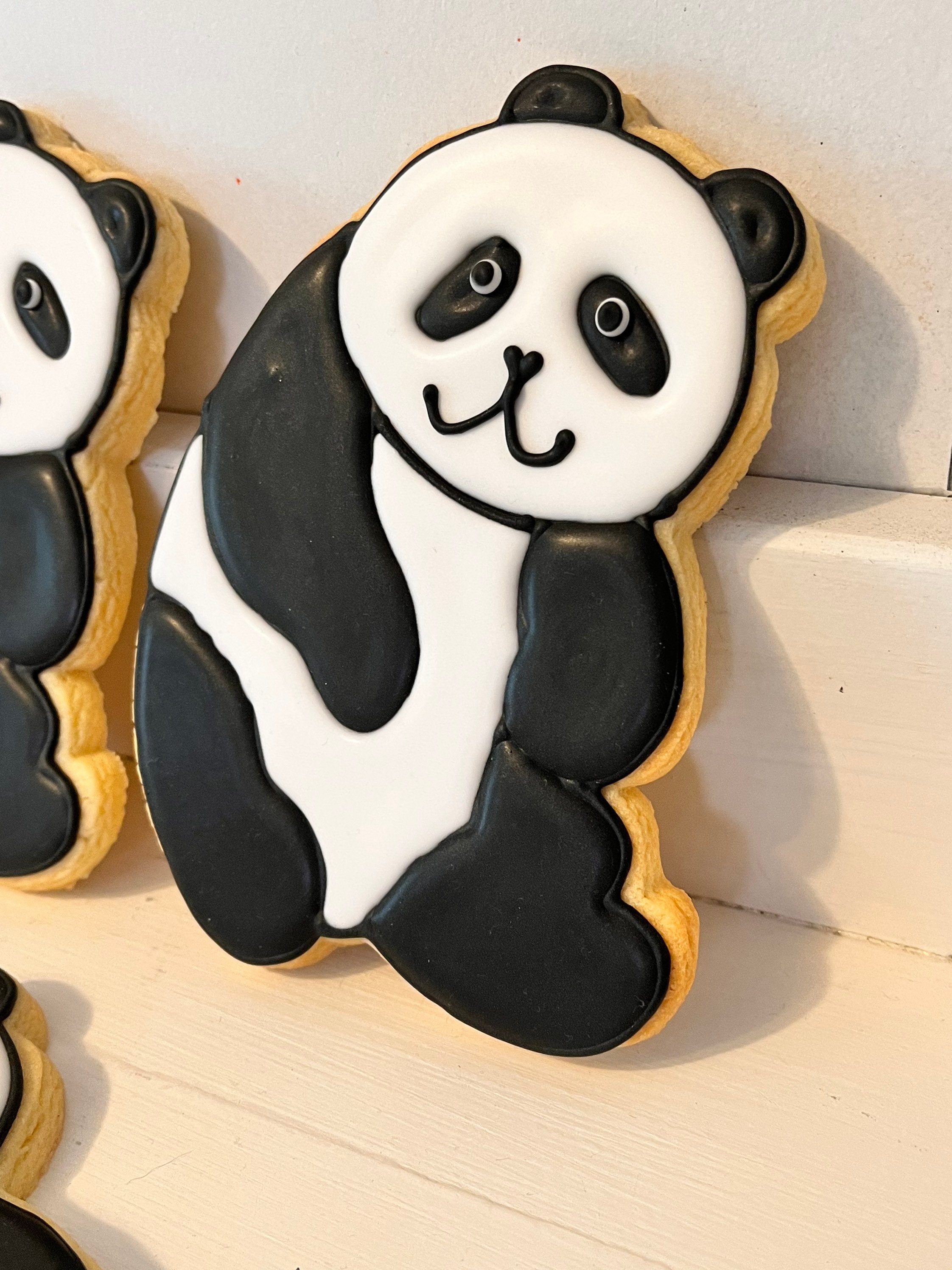 Panda Bear Cookies - Etsy