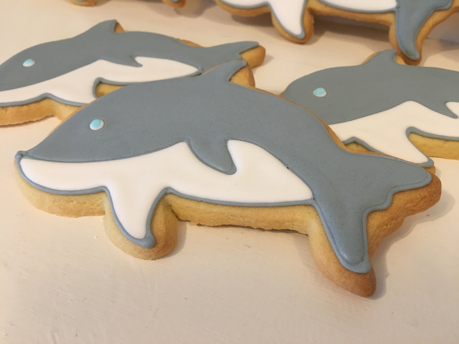 Dolphin Hand Decorated Sugar Cookies - Etsy