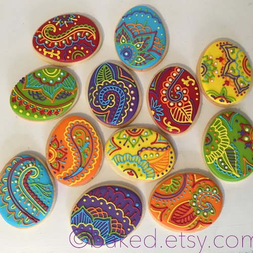 Henna Cookies - Etsy