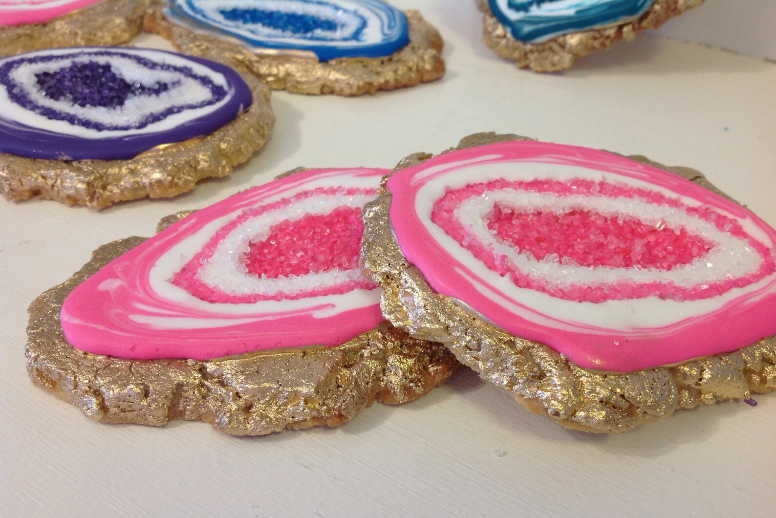Edible Geodes Cookies - Etsy