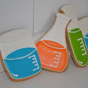 Science Hand Decorated Sugar Cookies - Etsy
