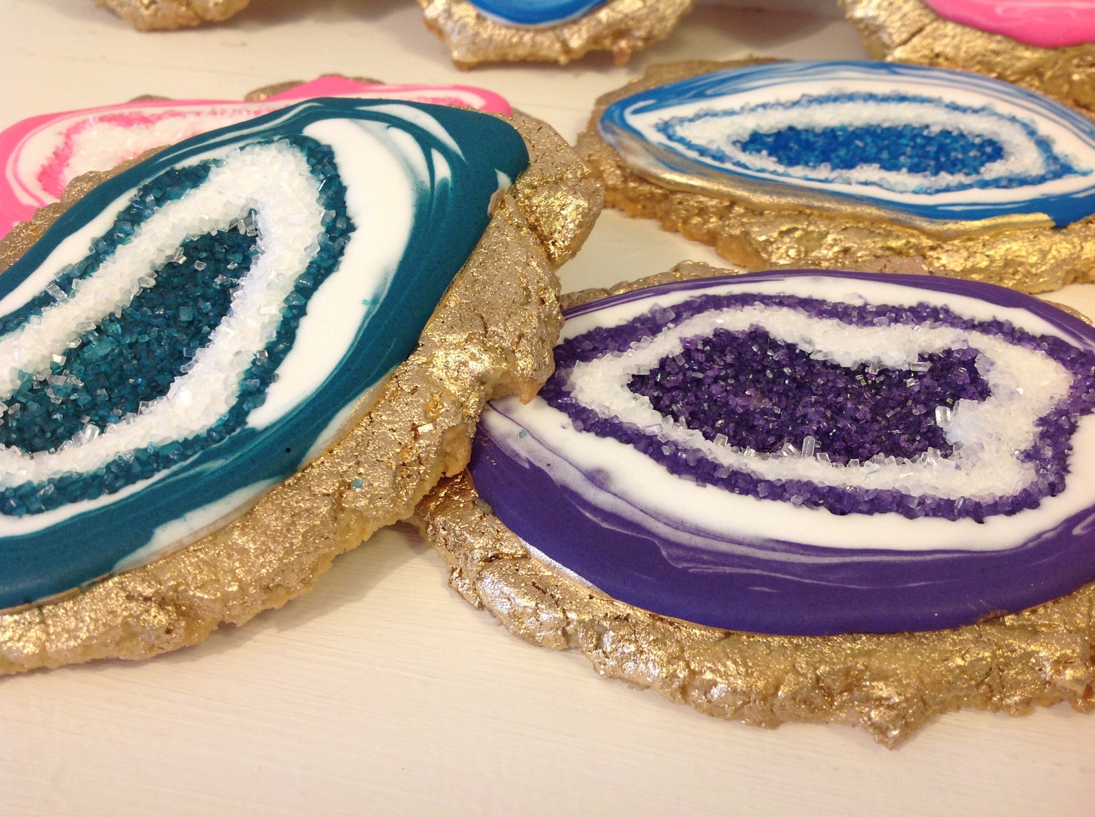 Edible Geodes Cookies - Etsy