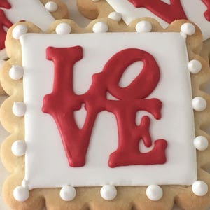 Love Cookies - 1 Dozen - Etsy