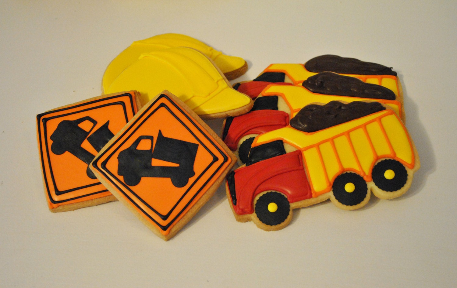 Construction Dump Truck Cookies 1 Dozen - Etsy
