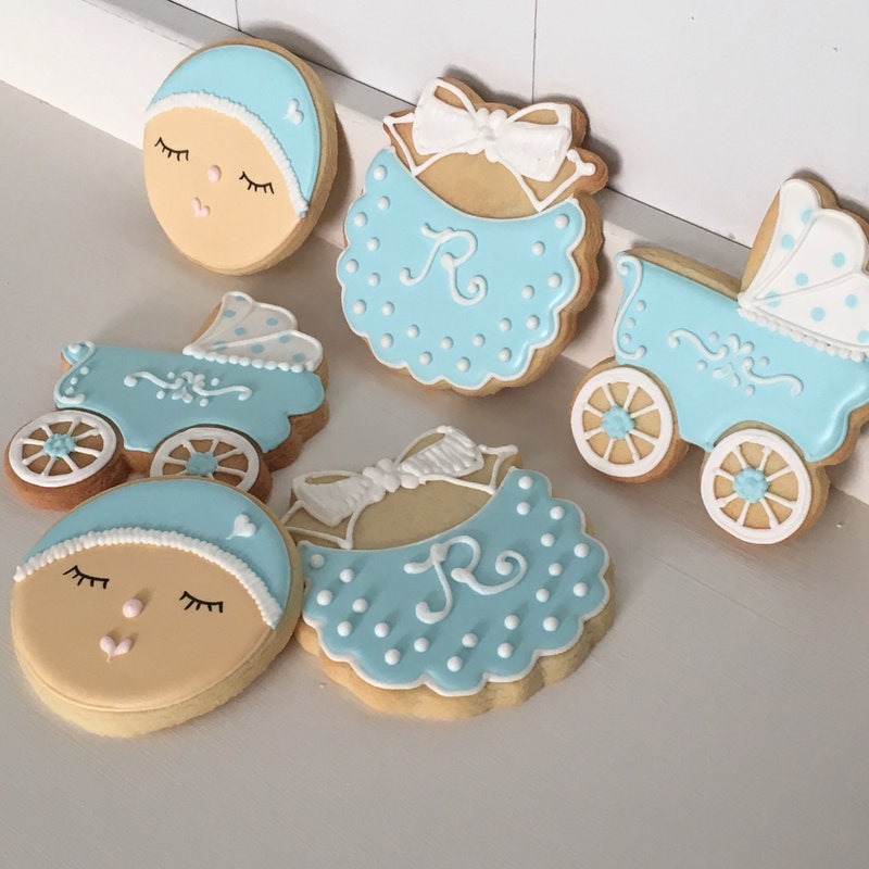 Baby Bib Cookies - Etsy