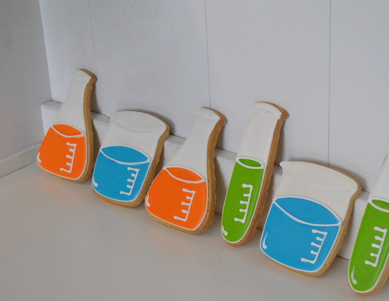 Science Hand Decorated Sugar Cookies - Etsy