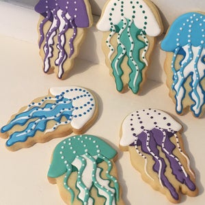 Jellyfish Cookies - 1 Dozen - Etsy