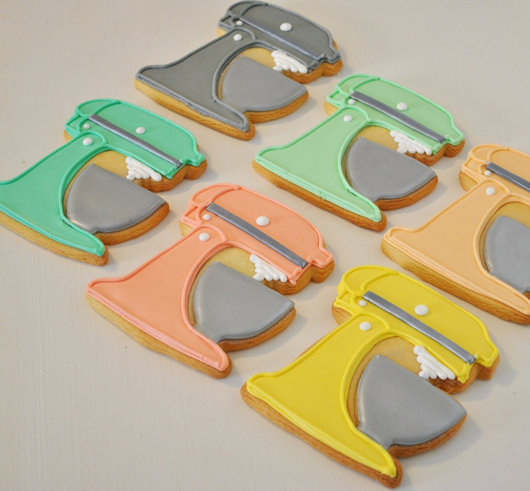Mixer Kitchen Baker Decorated Cookies - 1 Dozen - Etsy