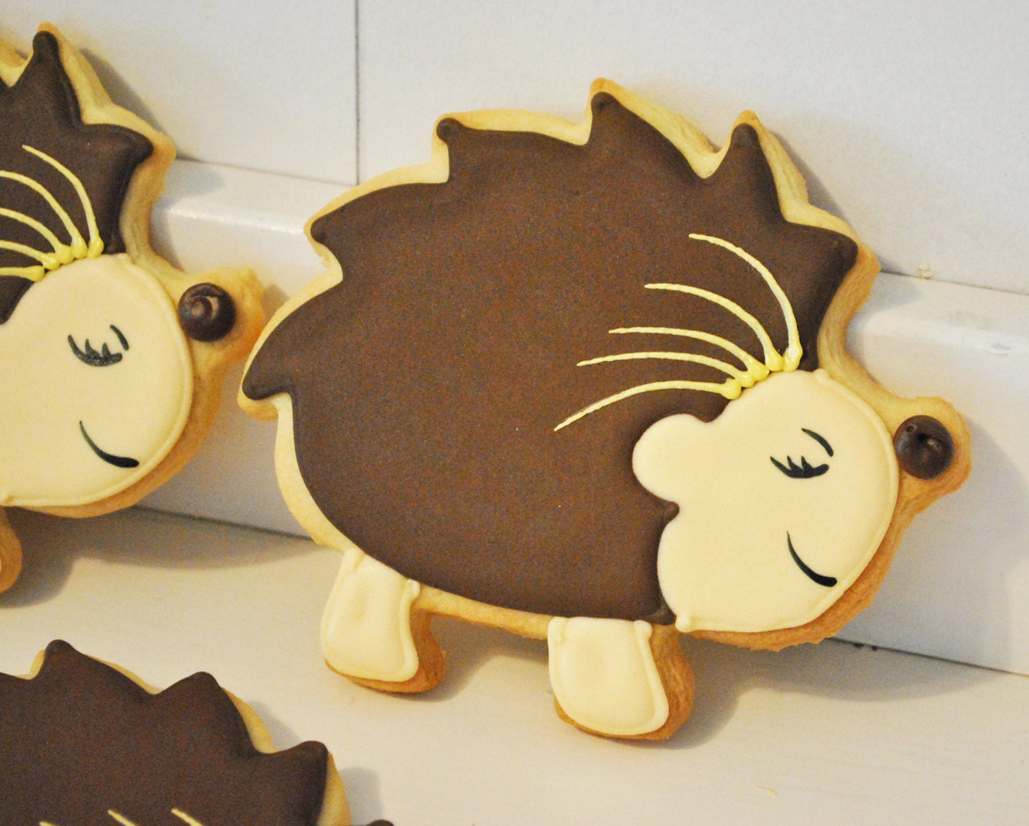 Hedgehog Hand Decorated Sugar Cookies 1 Dozen | Etsy