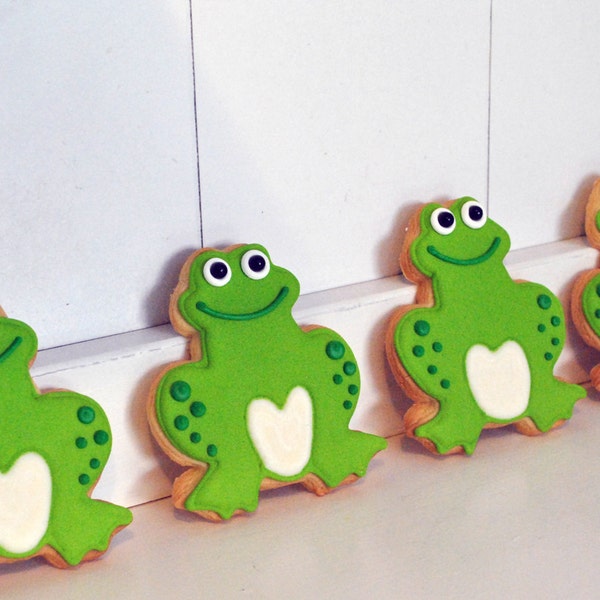 Frog Cookies - Etsy