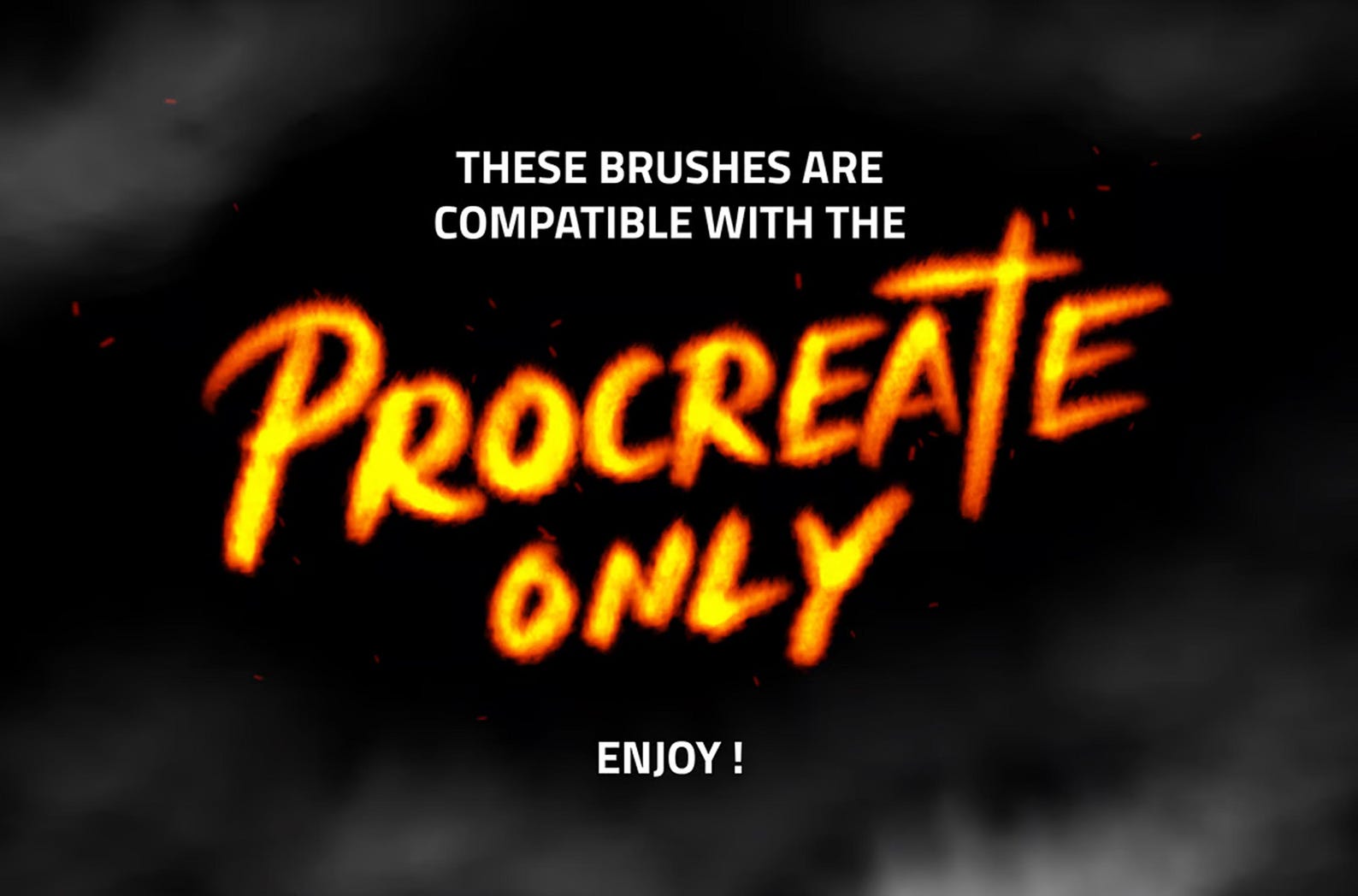 25+ Procreate Fire Brushes, Flame Procreate Brush, Lava Smoke Brushes, Spark Sparks Procreate ...