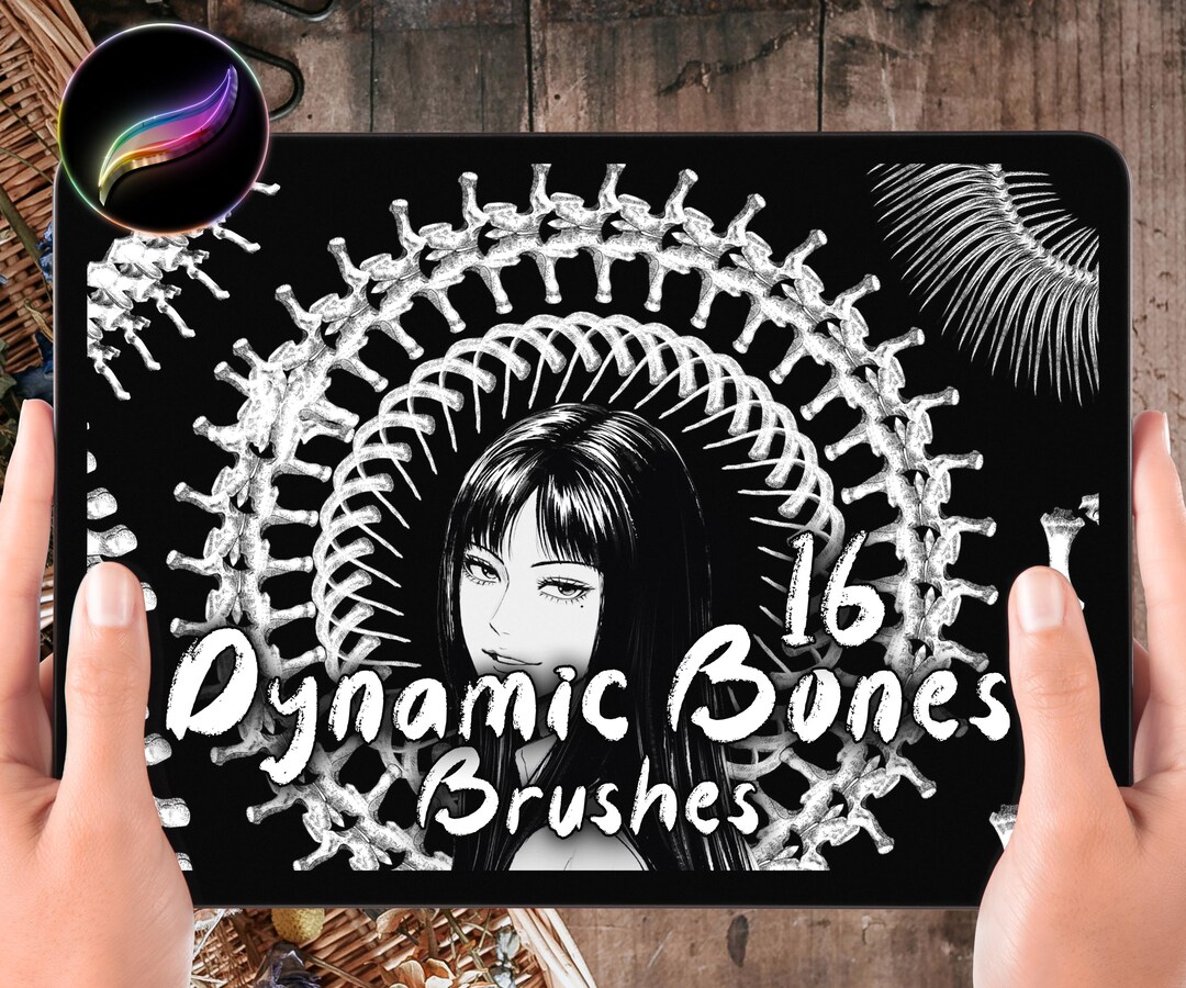 Bone Procreate Brushes: Dynamic Skeleton Anatomy Brush Pack (digital Download) - Etsy