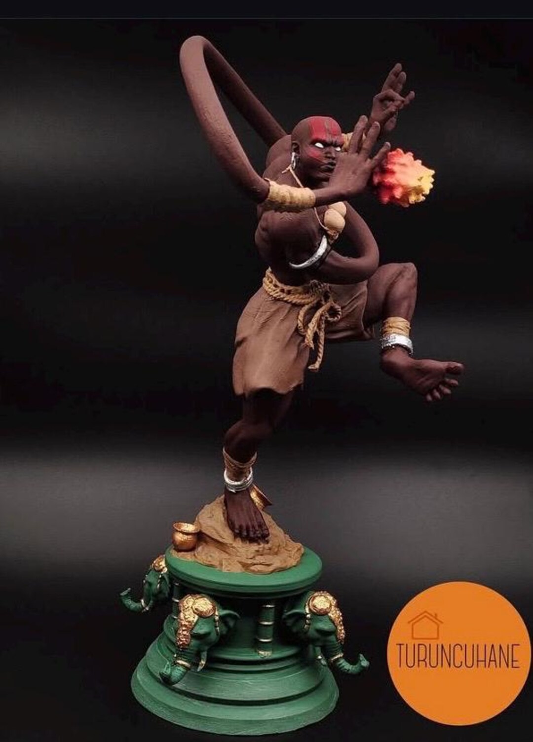 Dhalsim Street Fighter Atari Game Nostalgy Figure Gamer Decor Gift - Etsy