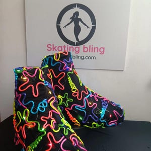 Skate Boot Covers With Built in Light's - Etsy