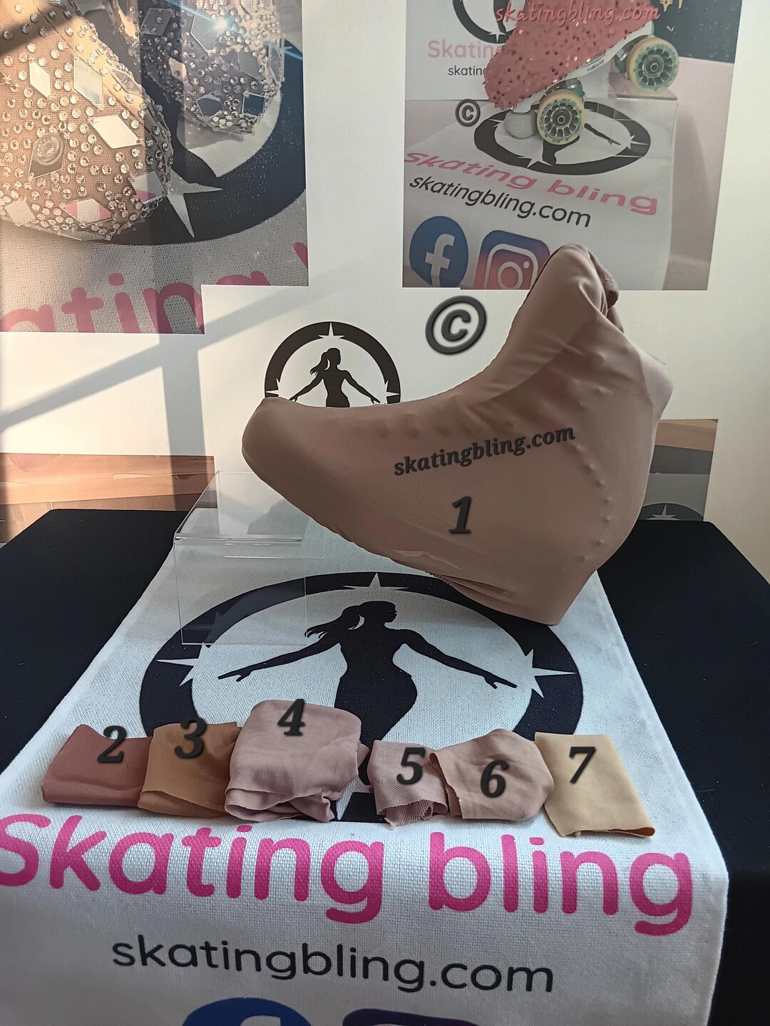 Skate Cover's in Skin Tone Colour's by Skating Bling - Etsy