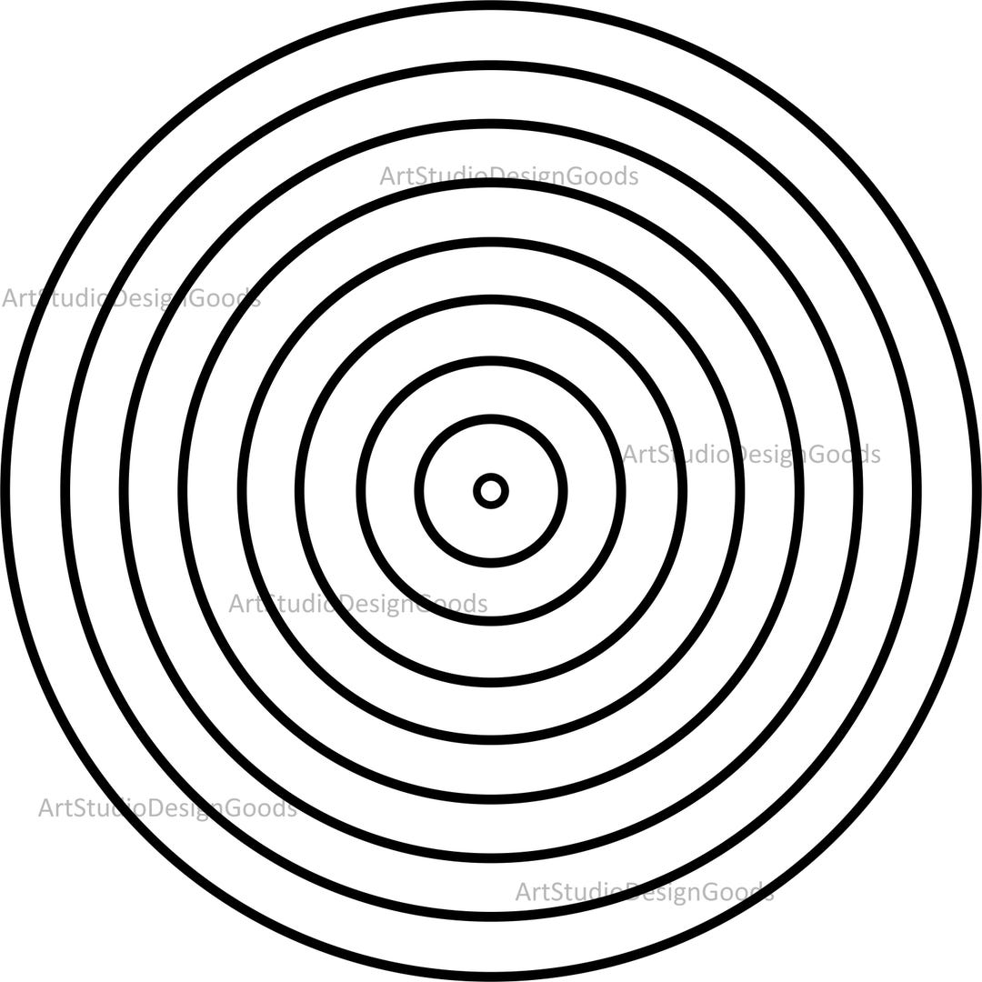 Circle SVG Files, Circle Vector Files, Circle Outline, Circle Cut File ...