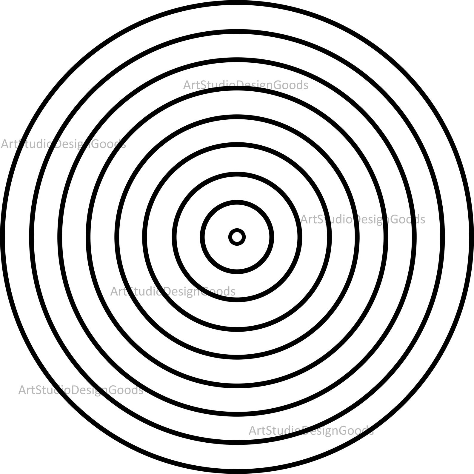 Circle SVG Files, Circle Vector Files, Circle Outline, Circle Cut File ...