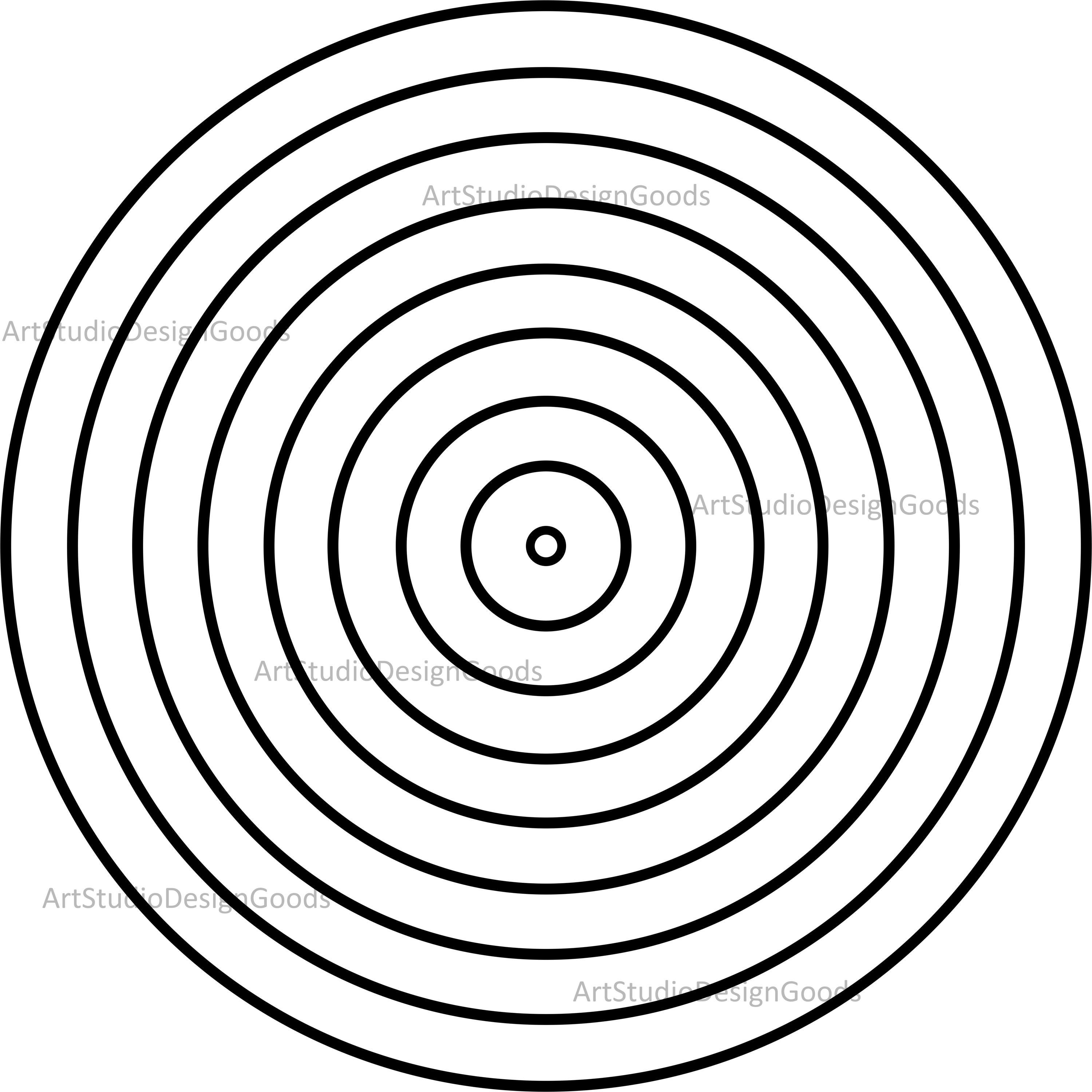 Circle SVG Files, Circle Vector Files, Circle Outline, Circle Cut File ...