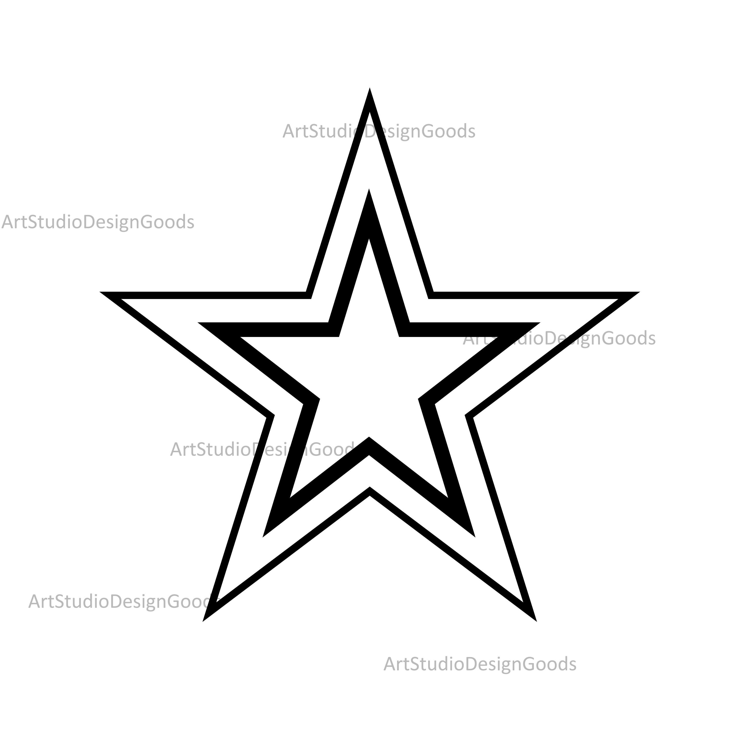 Star SVG Files, Star Vector Files, Star Outline Svg, Star Cut File ...