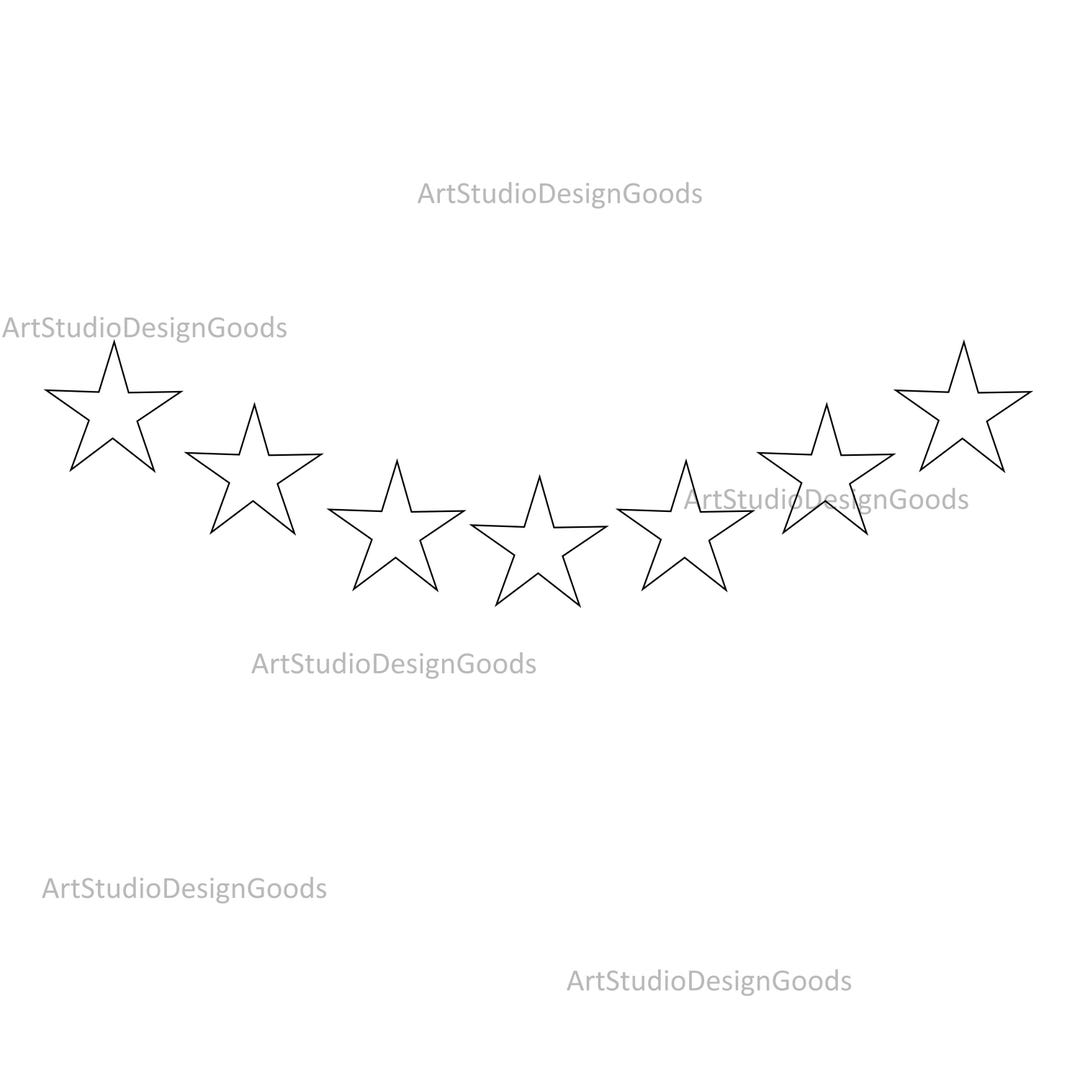 Star SVG Files, Star Vector Files, Star Outline Svg, Star Cut File ...
