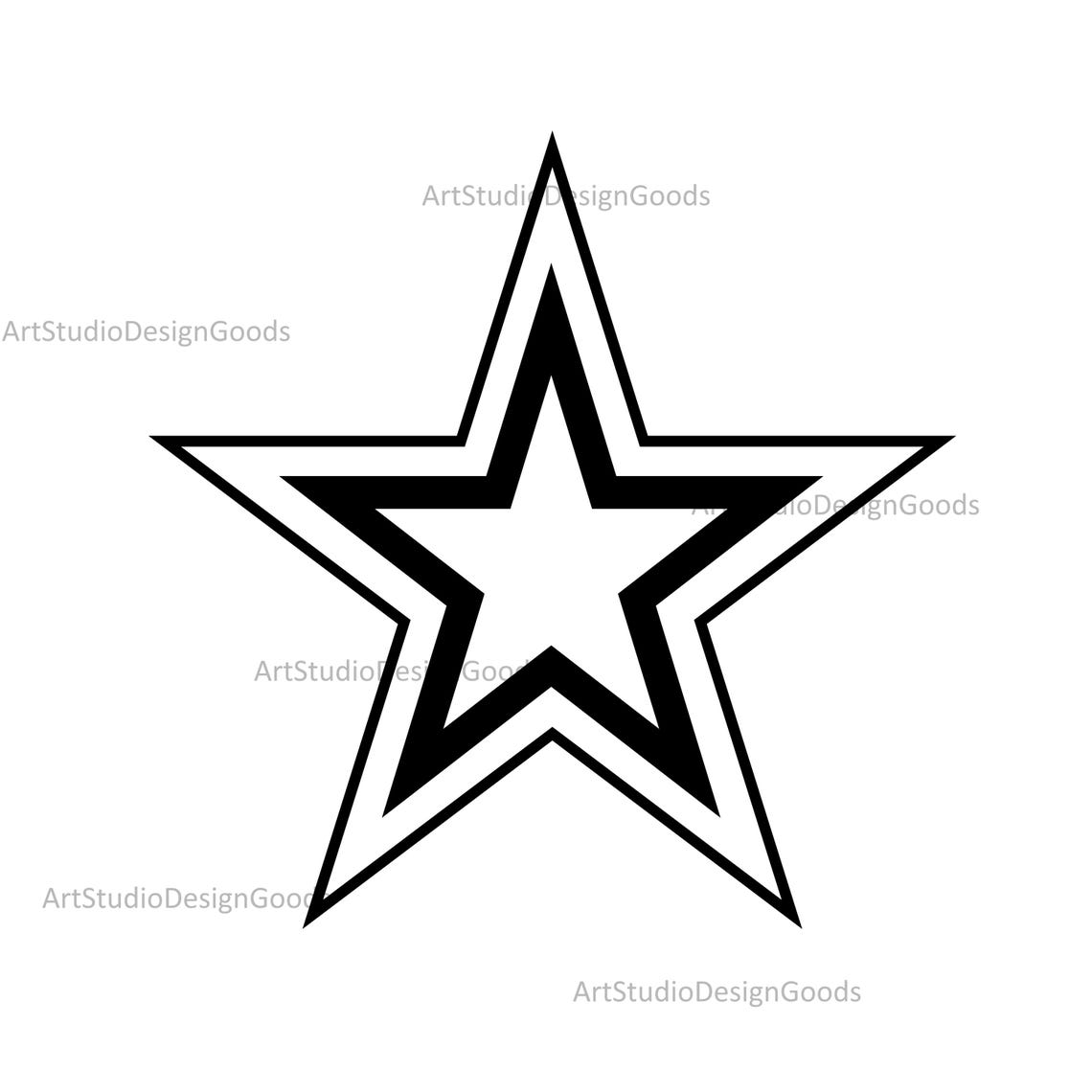 Star SVG Files, Star Vector Files, Star Outline Svg, Star Cut File ...