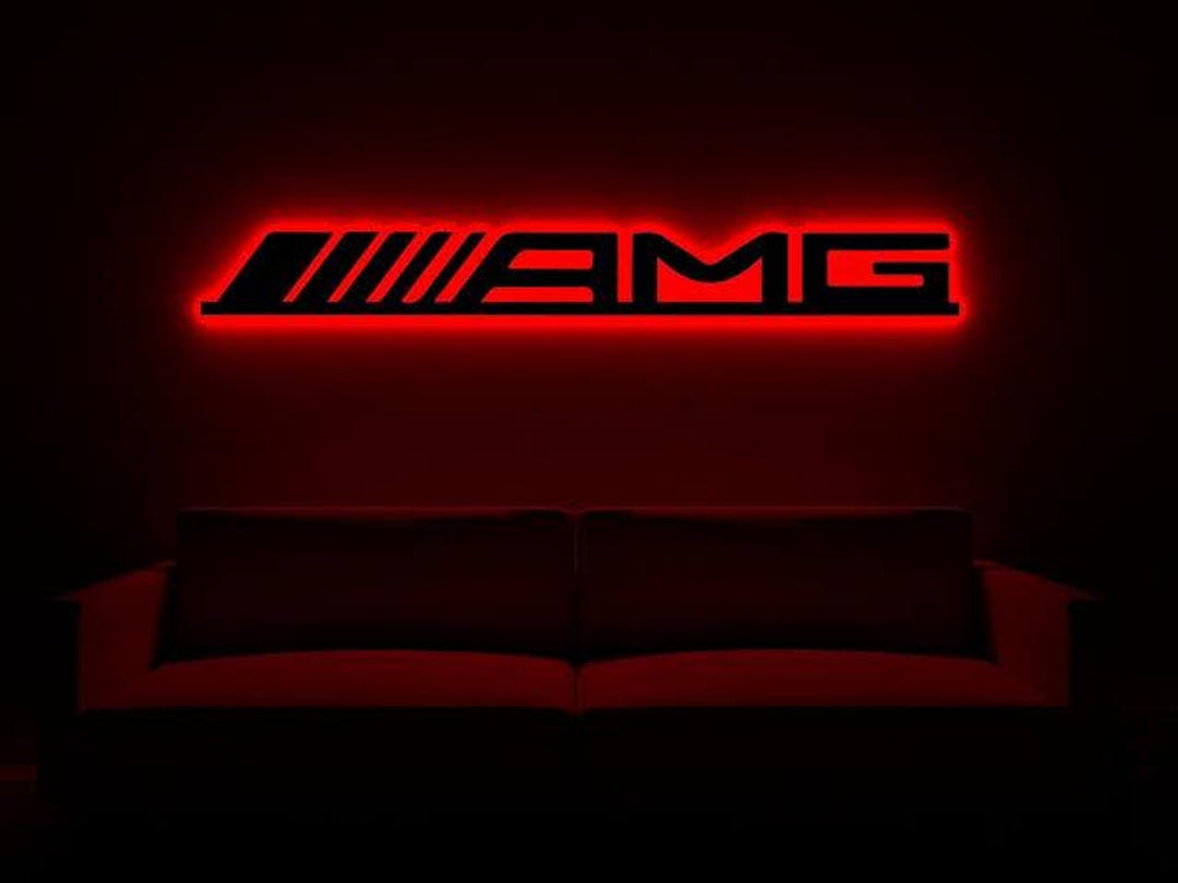 AMG Car Neon Signs LED Light - Etsy