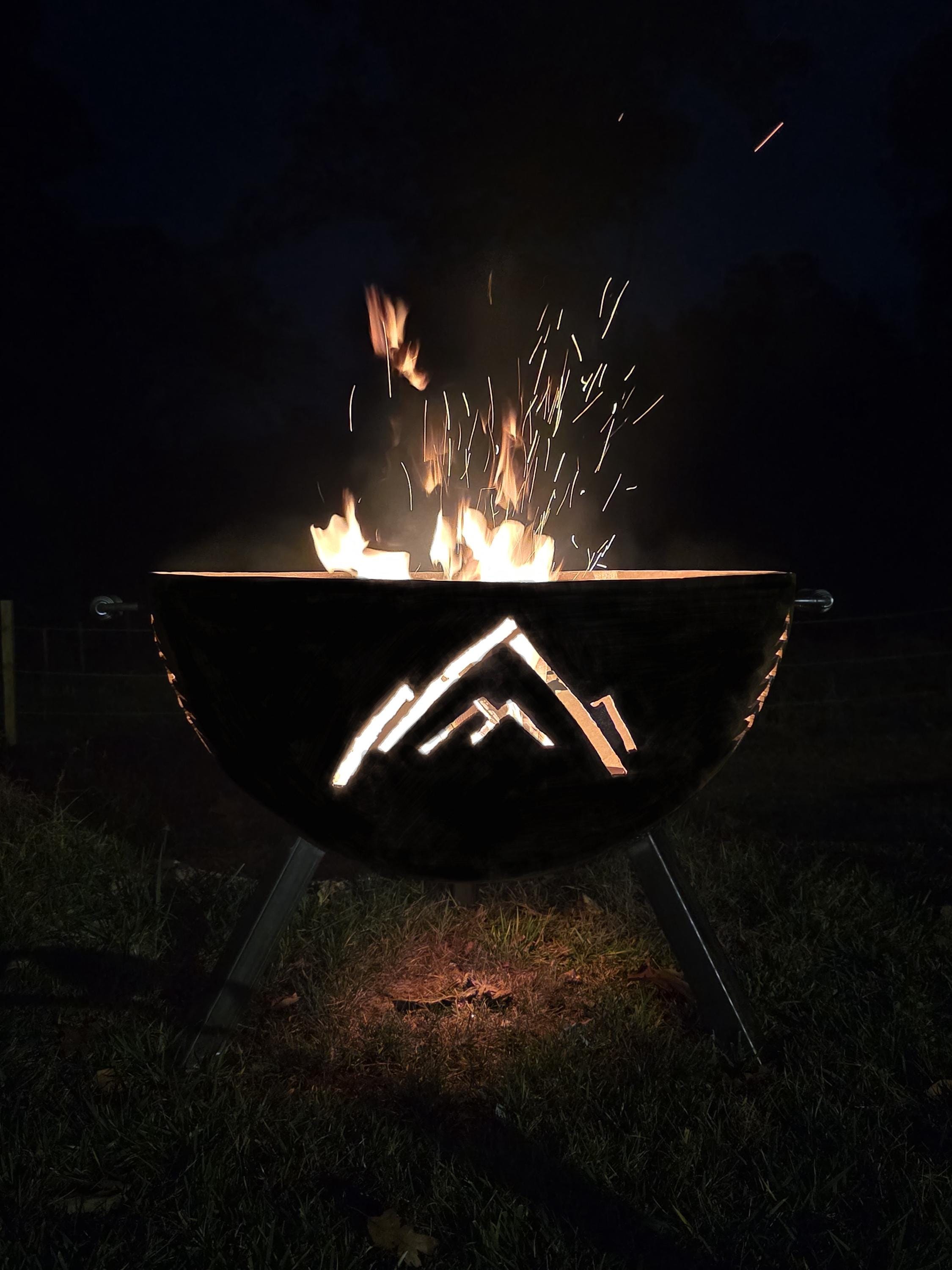 Custom Cut Fire Pit - Etsy