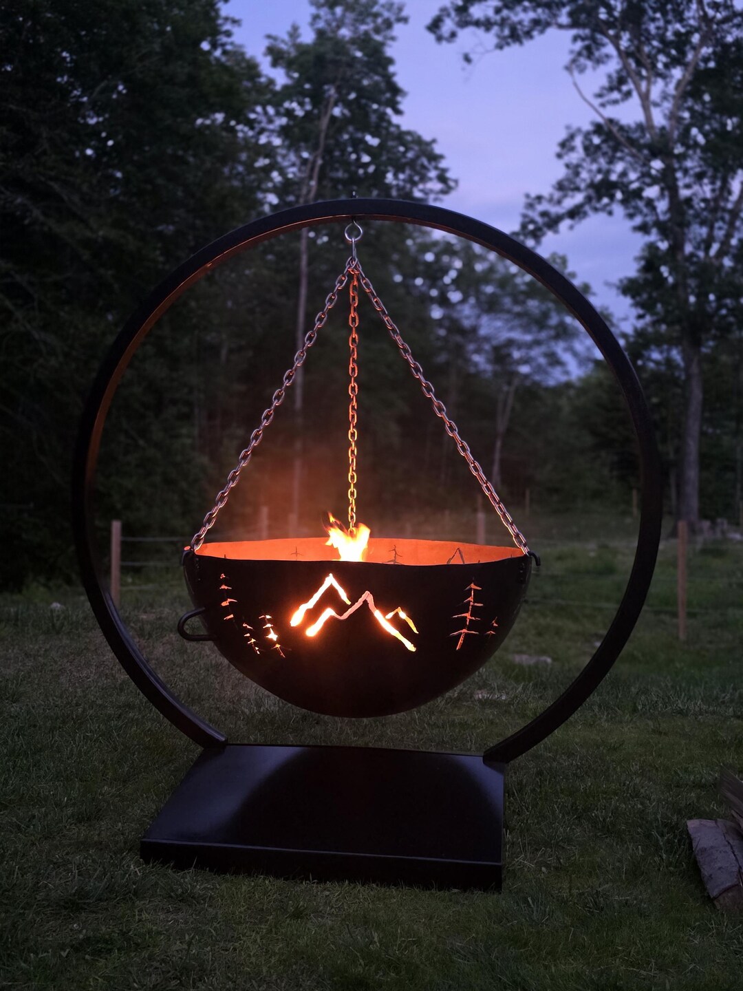 Custom Hanging Fire Pit - Etsy UK