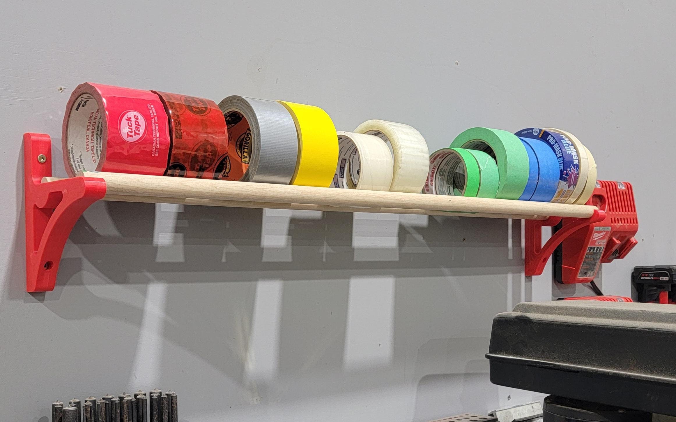 Tape Storage Rack Wall Mounted - Etsy
