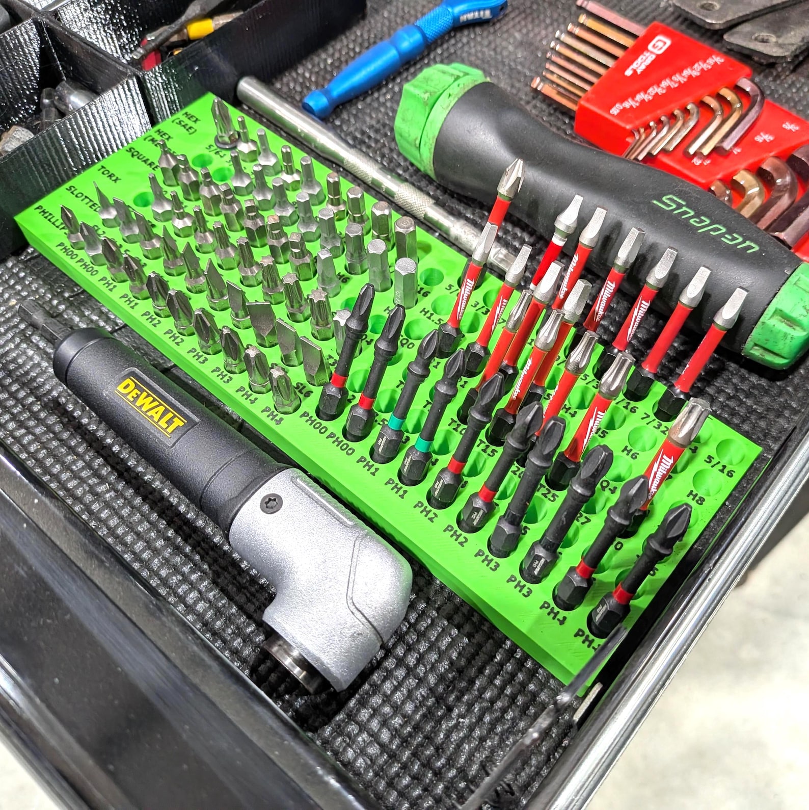 Screwdriver Hex Bit Storage - Fits 2" Deep Toolbox Drawers - Etsy