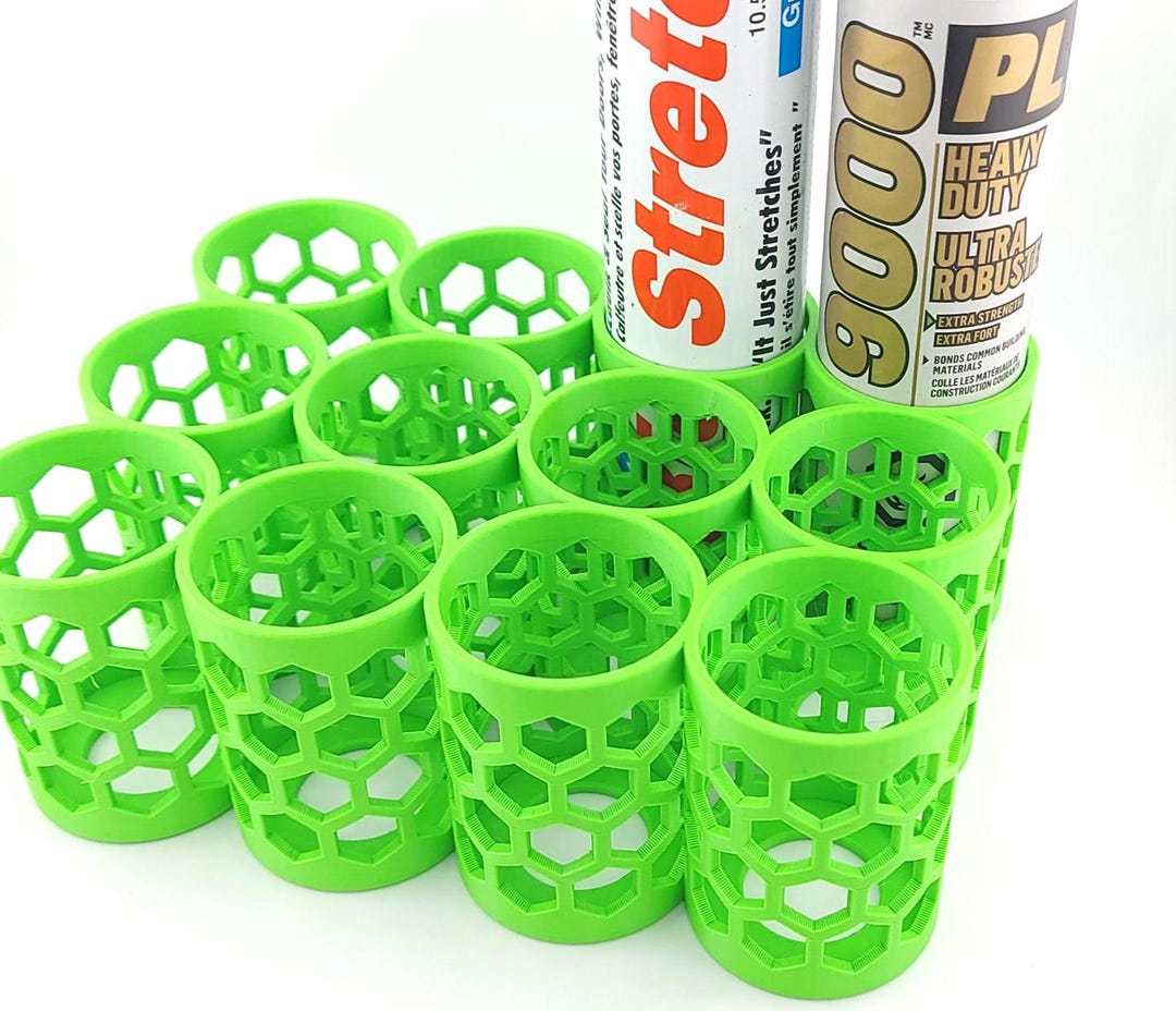 Caulk Tube Holder: 12-tube Organizer - Durable Thermoplastic ...