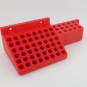 Screwdriver Hex Bit Storage - Wall Mountable - Holds 60+ Bits! - Etsy