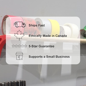 Tape Storage Rack: Garage and Craft Room Tape Roll Organizer - Etsy