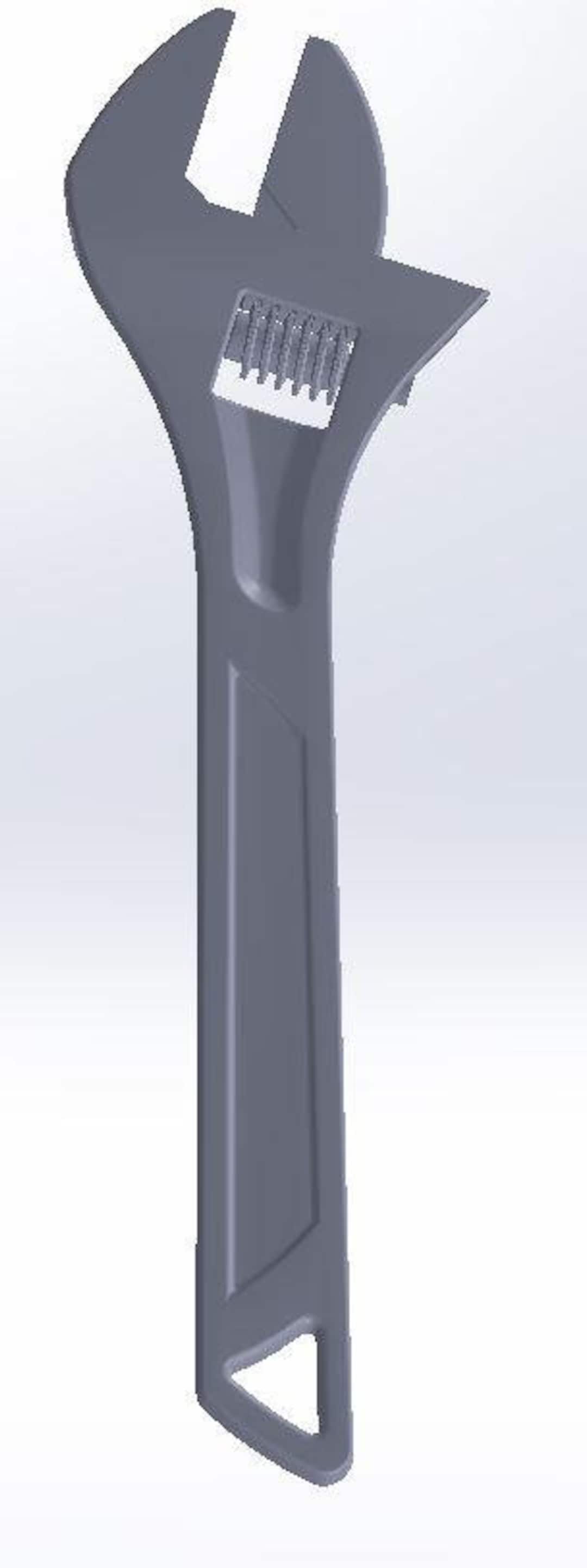 Crescent Wrench (3D Printing, Files, STL, Toy, Ornament, Novelty ...