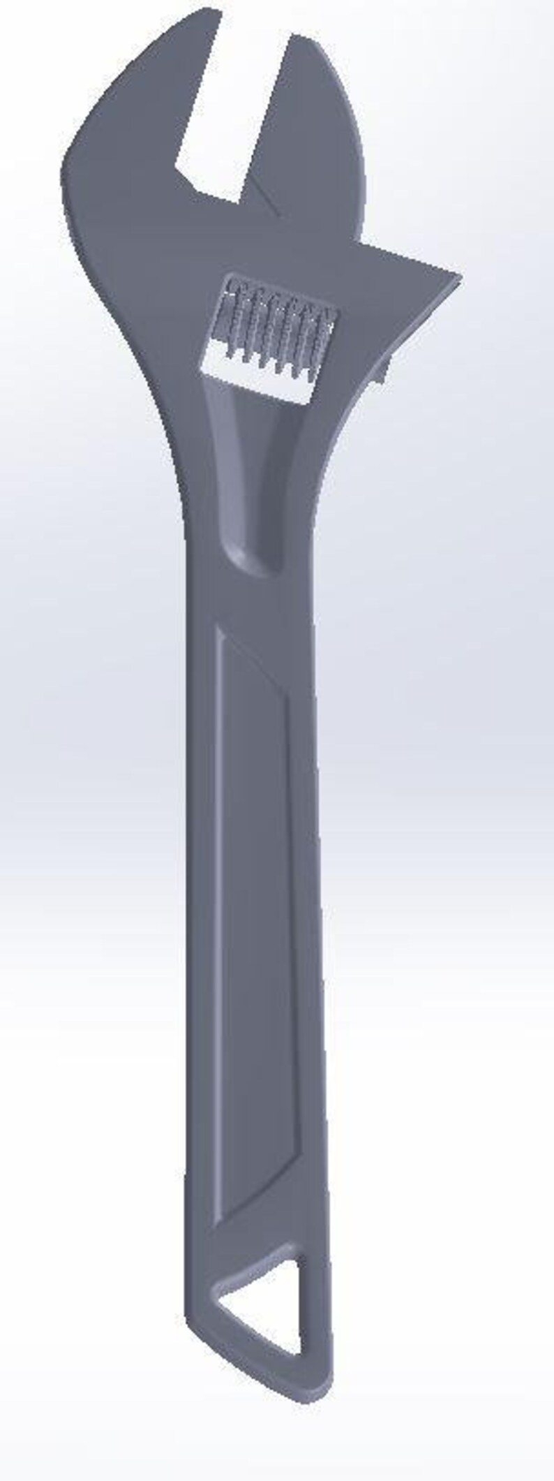 Crescent Wrench (3D Printing, Files, STL, Toy, Ornament, Novelty ...