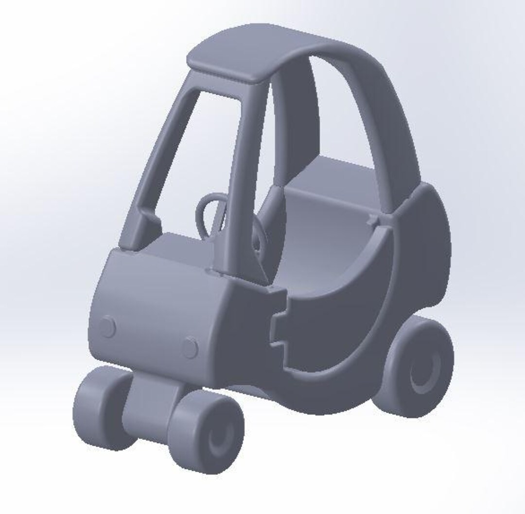 Cozy Coupe Toy Car (3D Printing, Files, STL, Toy, Ornament, Novelty ...