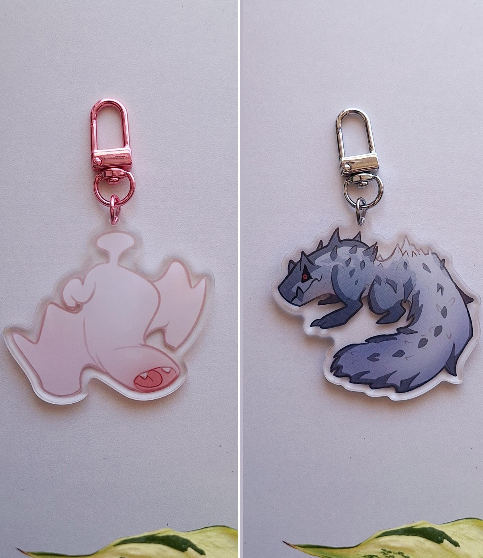 Monster Hunter Chibi Keychains - Etsy