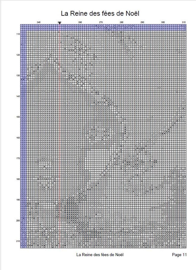 La Reine Des Fées De Noël, Modèle De Point De Croix, PDF, Compatible PK ...