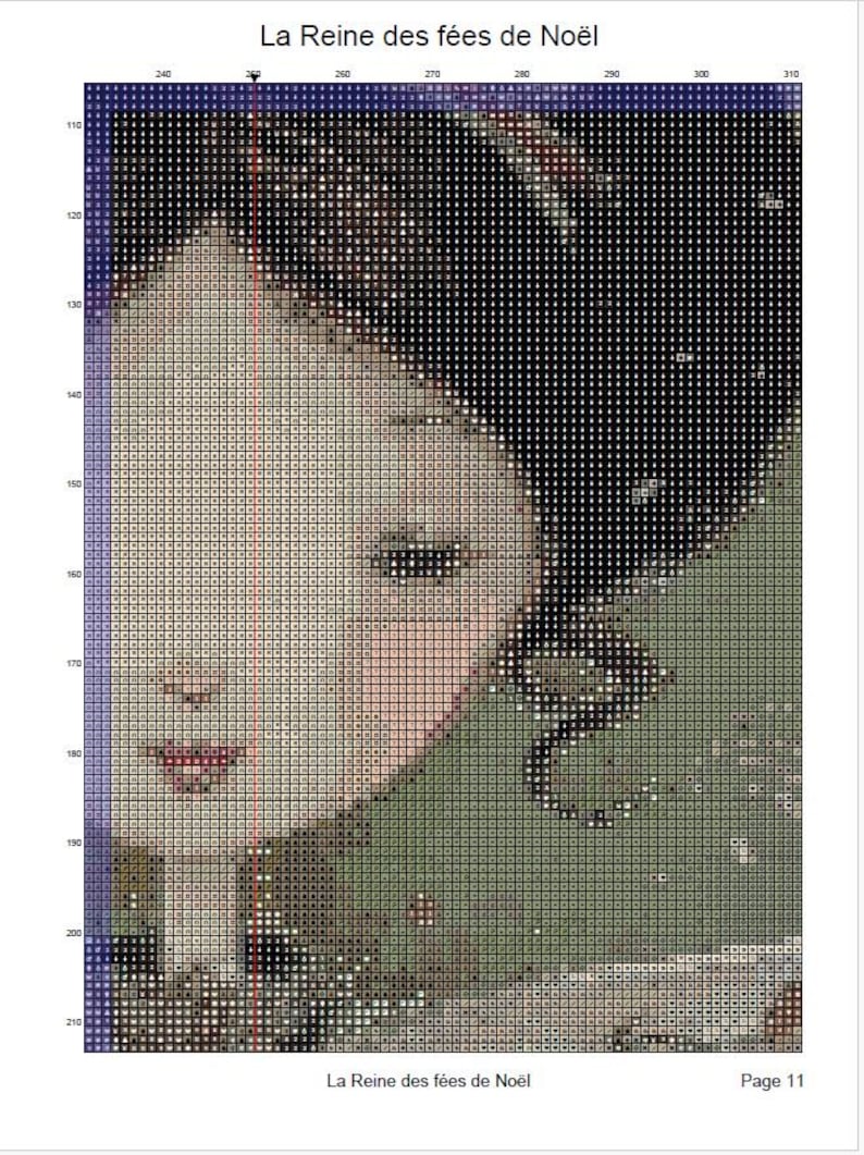 La Reine Des Fées De Noël, Modèle De Point De Croix, PDF, Compatible PK ...