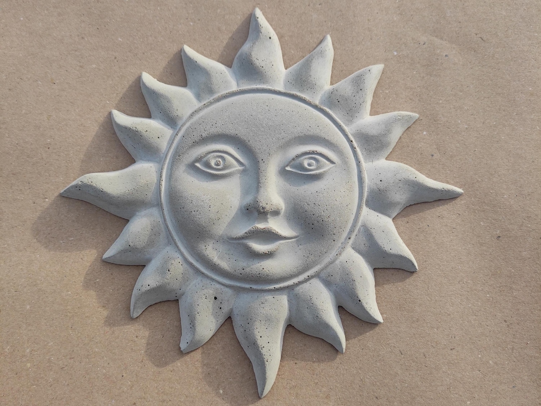 Sun Garden Plaque - Handmade Decorative Art for Home or Garden ...