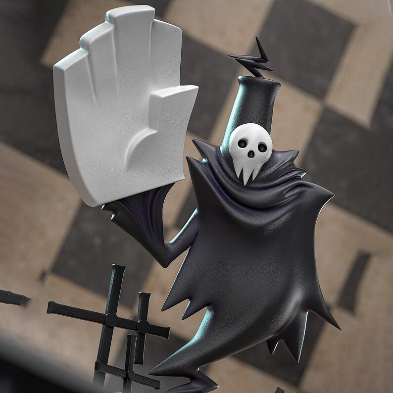 Lord Death STL Statue | 1/6 Scale | 3D Print File Model Download - Etsy