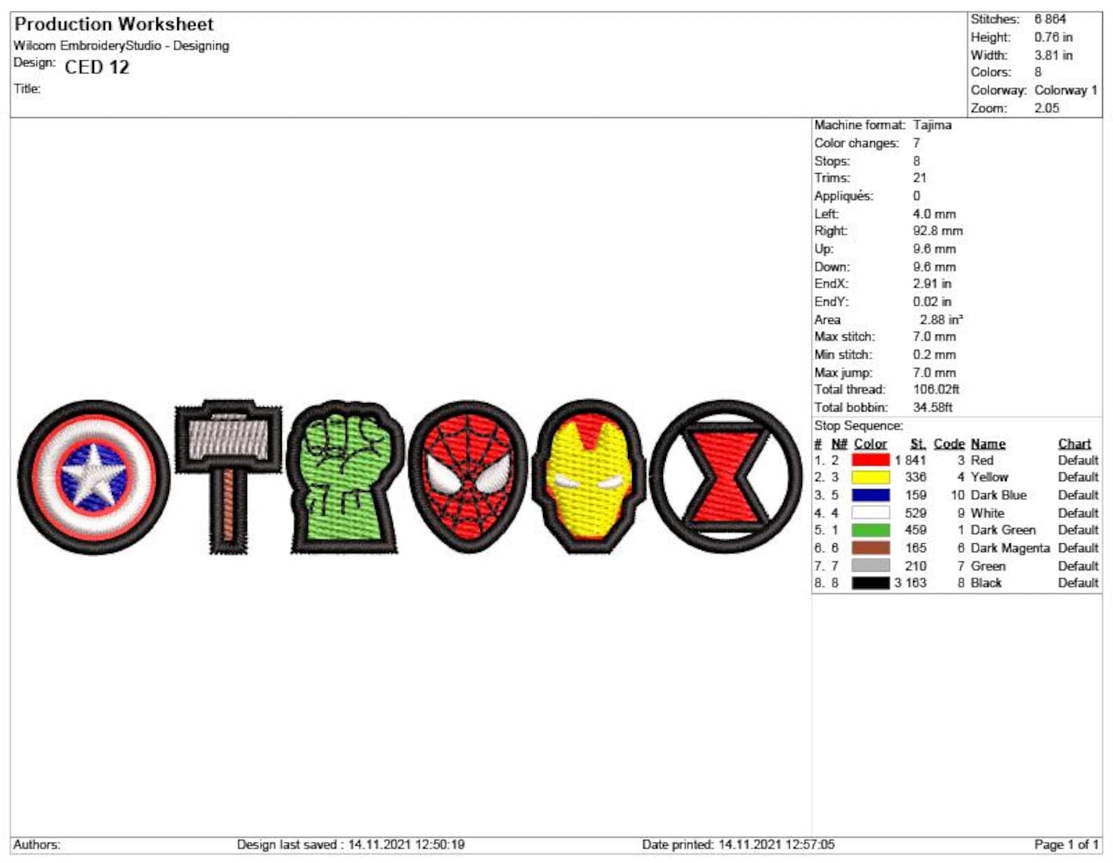 Superhero Icons Embroidery Design Bundle – Hero Badge Patch Set ...