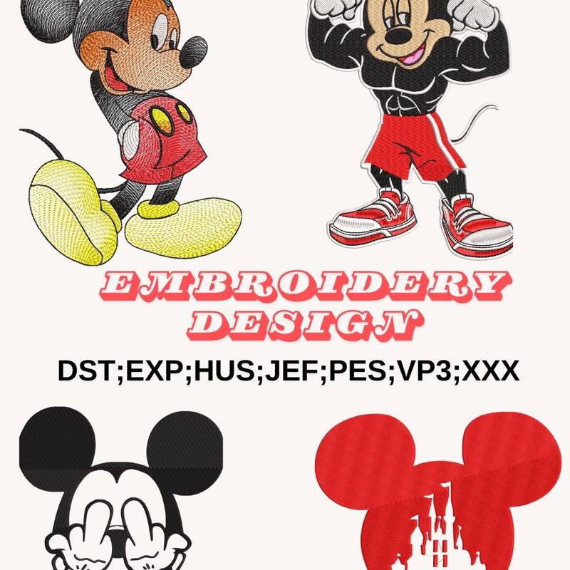 Muscle Mickey - Etsy