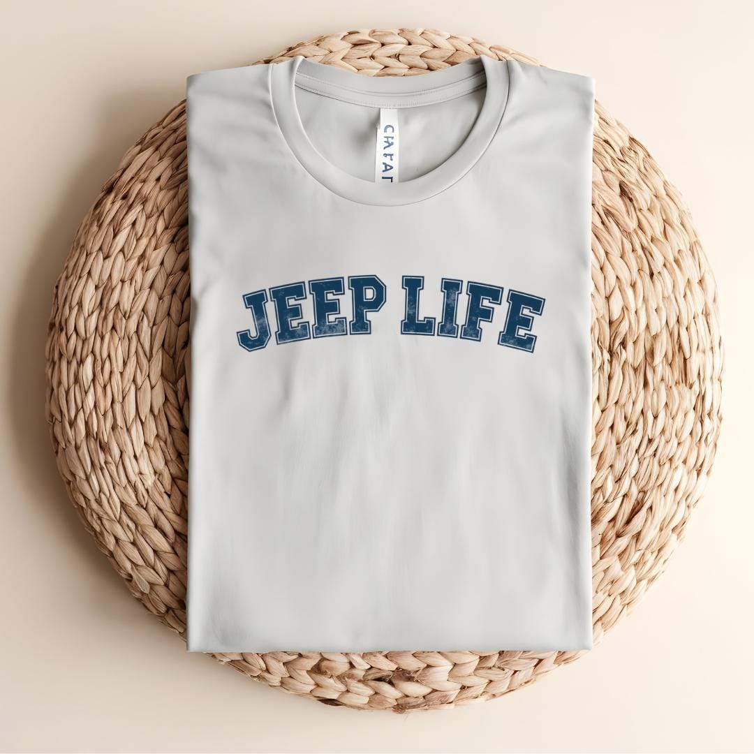 Jeep Life SVG & PNG – Varsity Text Digital Download - Etsy